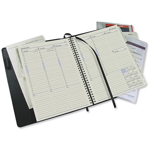 Collins Elite 2013 Manager Diary Wirobound Week To View Half-hourly ... Collins Elite 2013 Manager Diary Wirobound Week To View Half-hourly ...