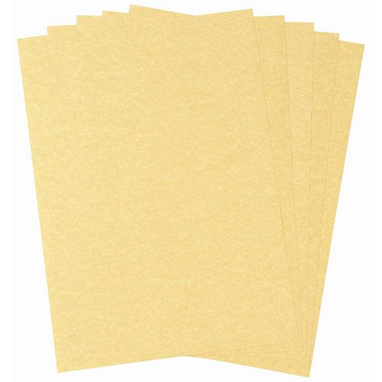 A4 Parchment Paper, Gold, 95gsm, 100 Sheets | Paperstone
