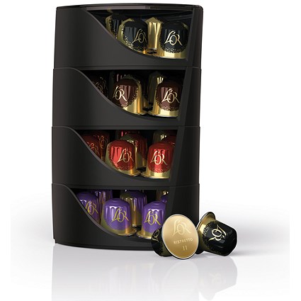 Lucente Pro Capsule Dispenser - Black | Paperstone