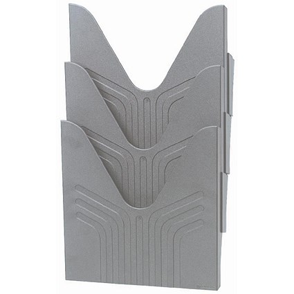 Avery Mainline Display File, A4, Grey, Pack of 3 | Paperstone
