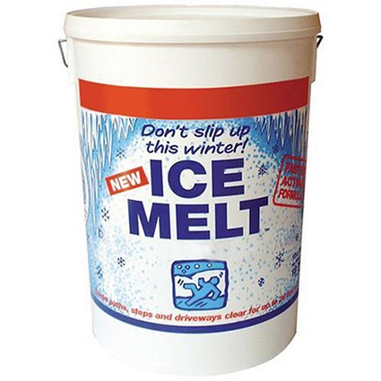 White Magic Ice Melt 18.75kg Dispenser Tub (Melts ice and snow fast ...