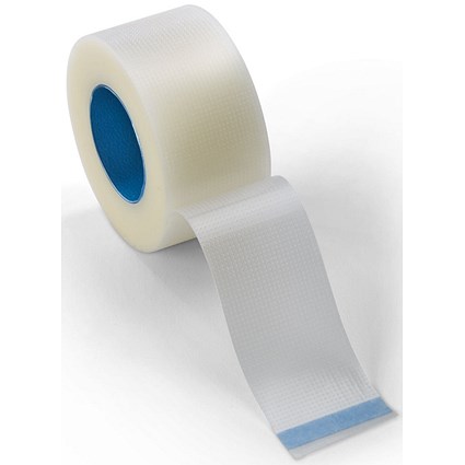 Click Medical Plastic Perforated Tape, 2.5cm x 10m, Pack of 12 | Paperstone