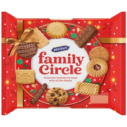 McVities Family Circle Sweet Biscuit Assortment 310g 40579 | Paperstone