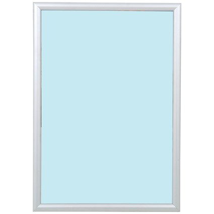 Franken Aluminium Outdoor Snap Frame, A3, Non-Glass, Silver | Paperstone