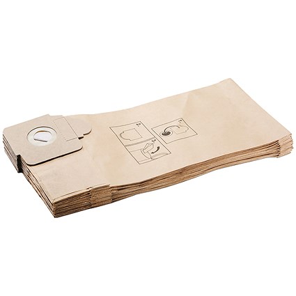 Karcher Professional Vacuum Paper Filter Bags (Pack of 10) | Paperstone