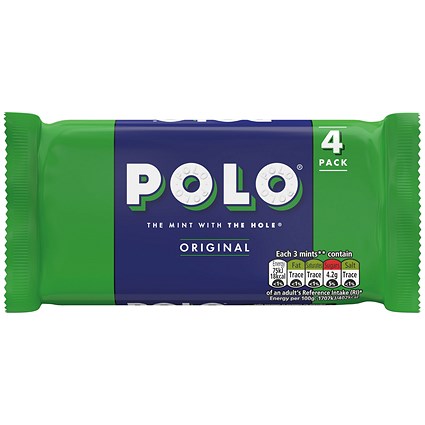 Polo Mints Tube Multipack, Pack of 4 | Paperstone