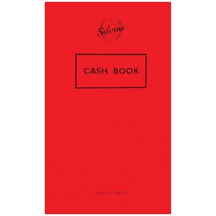 Silvine Plain Cash Book 72 Pages 159x95mm (Pack of 24) | Paperstone