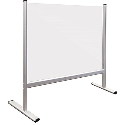 Counter and Desk Protection Screen, acrylic glass, 100 x 65 cm | Paperstone