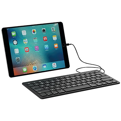 Zagg Apple Lightning Keyboard, Black | Paperstone