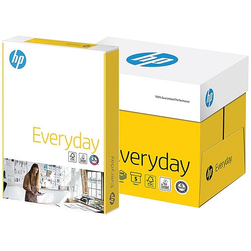 HP A3 Everyday Paper / White / 75gsm / Box (5 x 500 Sheets)