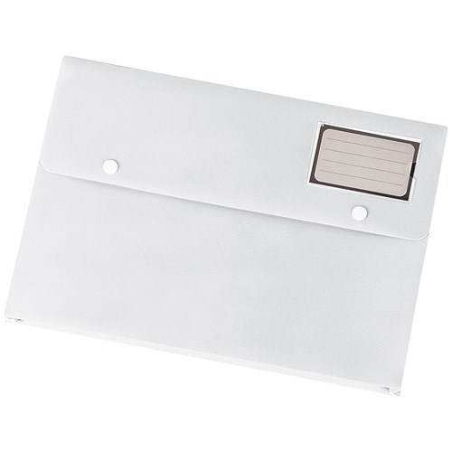 5 Star A4 Document Wallets / White / Pack of 3