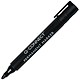 Q-Connect Permanent Marker Pen Bullet Tip Black (Pack of 10) | Paperstone